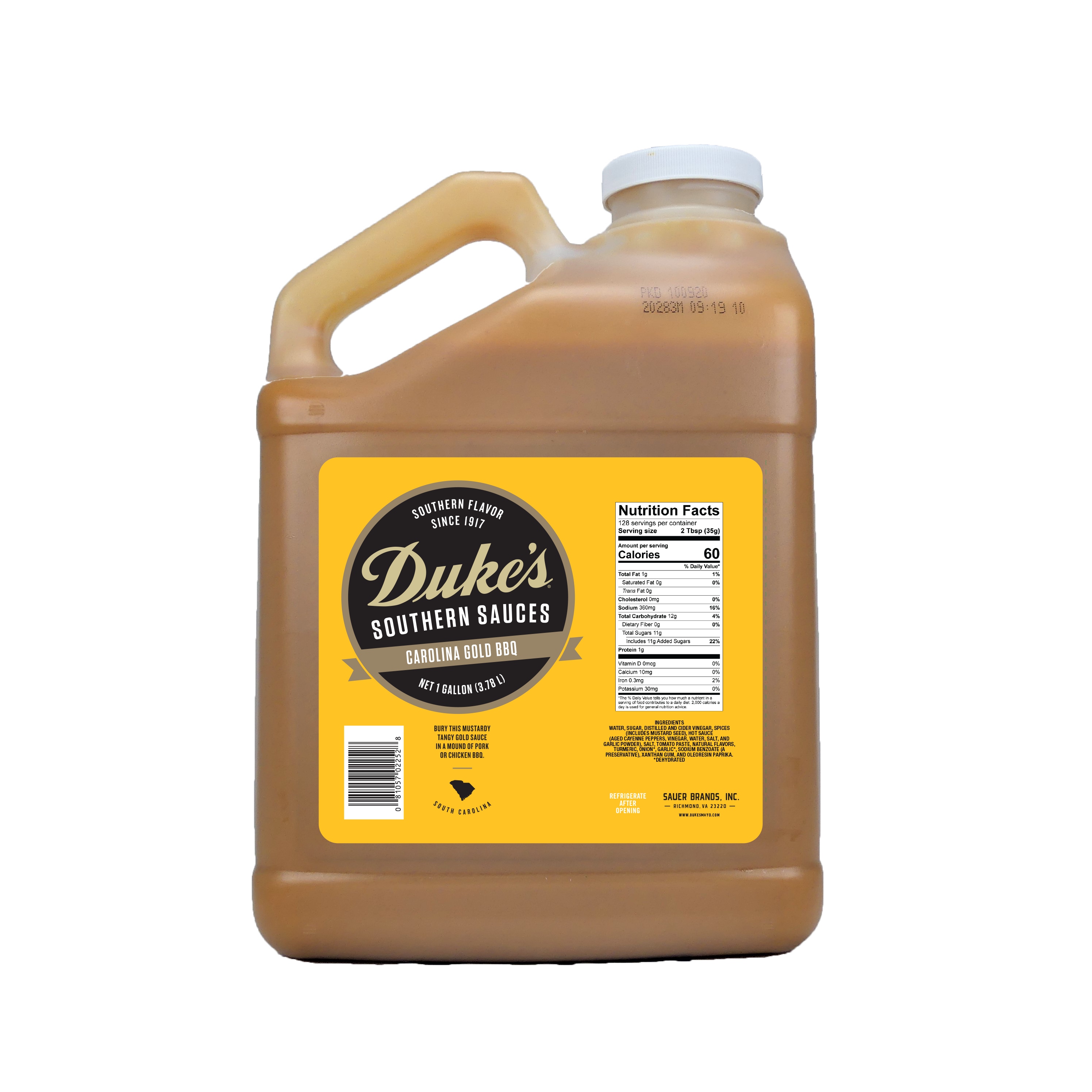 Duke's Carolina Gold BBQ Sauce – Duke's Food Service