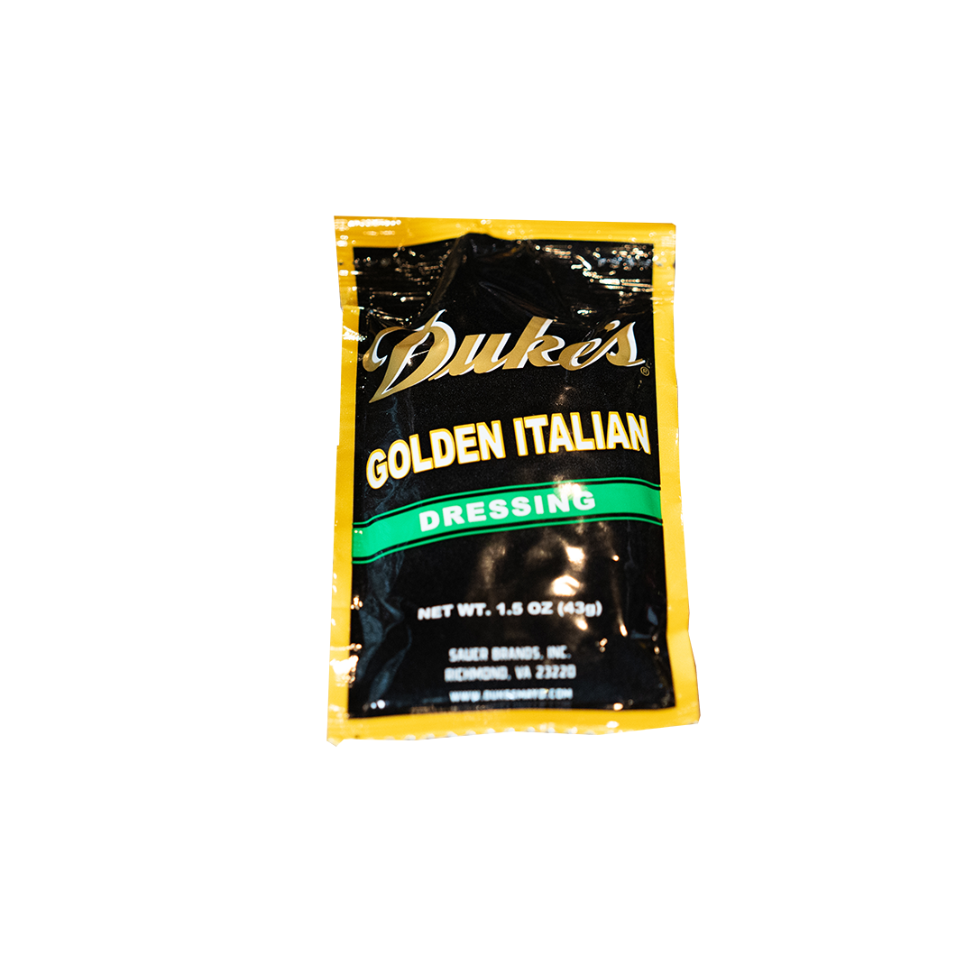 Duke's Golden Italian Dressing Pouch – Duke's Food Service